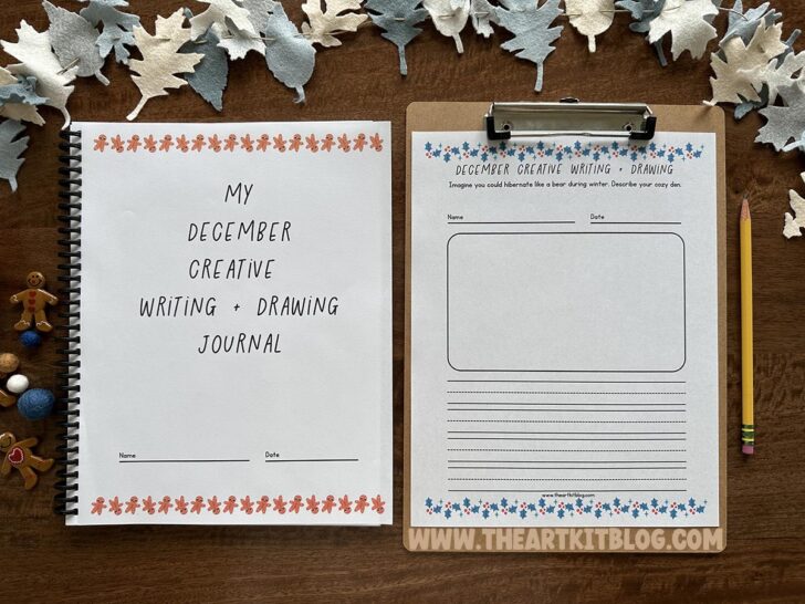 December Creative Writing and Drawing Prompts - FREE PRINTABLE Journal ...