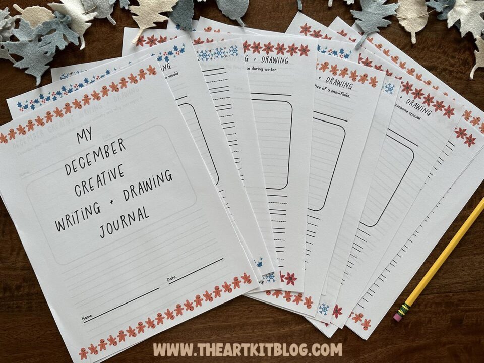 December Creative Writing and Drawing Prompts - FREE PRINTABLE Journal ...