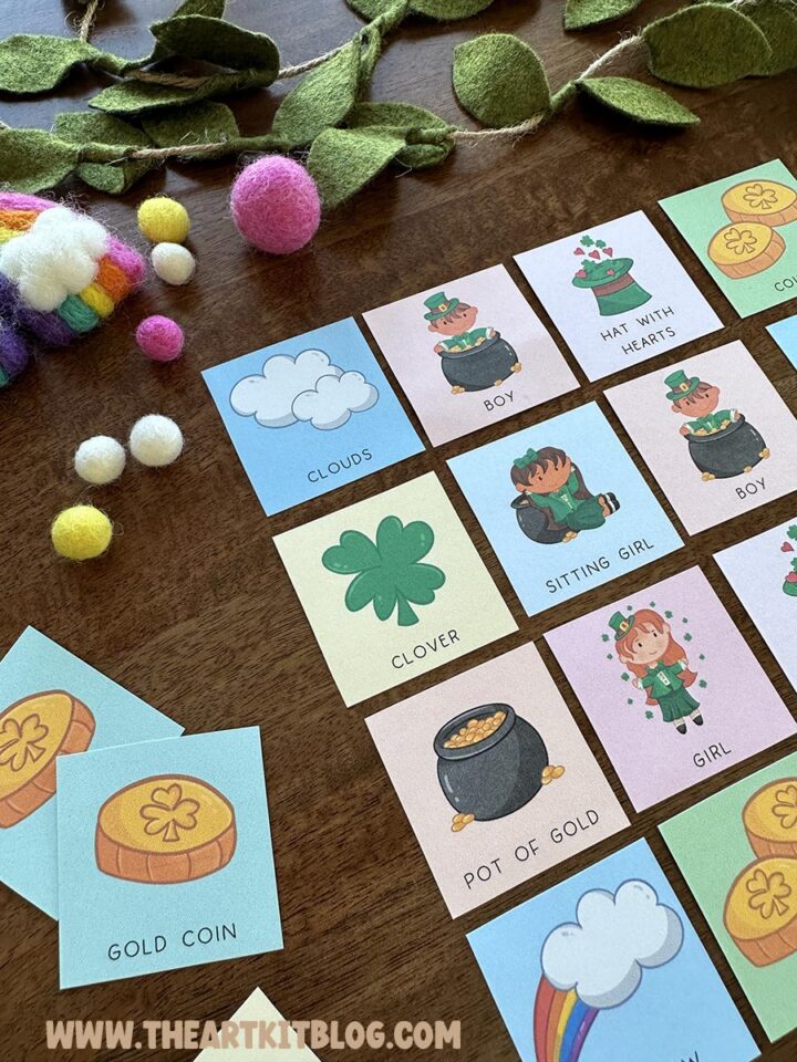 St. Patrick’s Day Memory Match Game {Free Printable} – The Art Kit