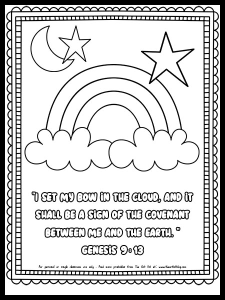 Unleash Creativity with Printable Genesis Coloring Pages