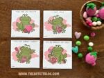 Free Printable Lunch Box Notes for Valentine's Day: Cute Frogs - The ...