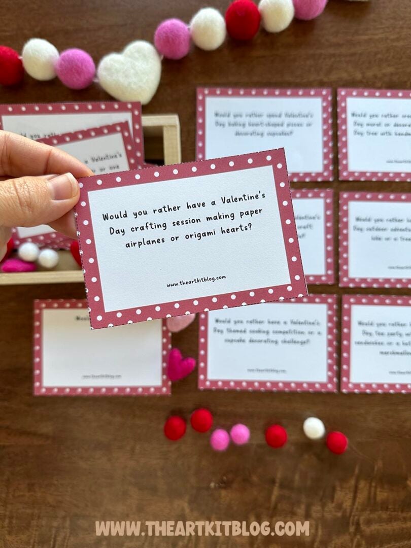 18 Valentine's Day Would You Rather Questions for Kids: FREE Printable ...