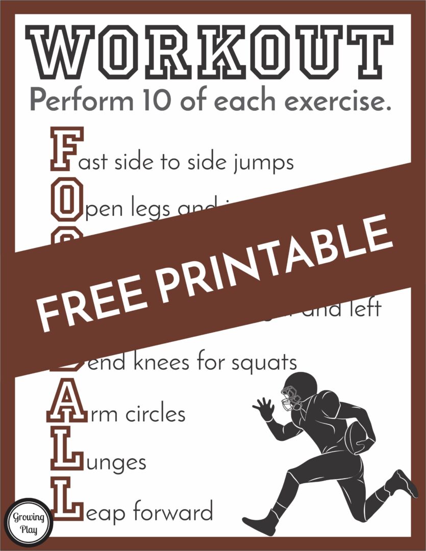 Football Activities and Free Printables for Kids - The Art Kit