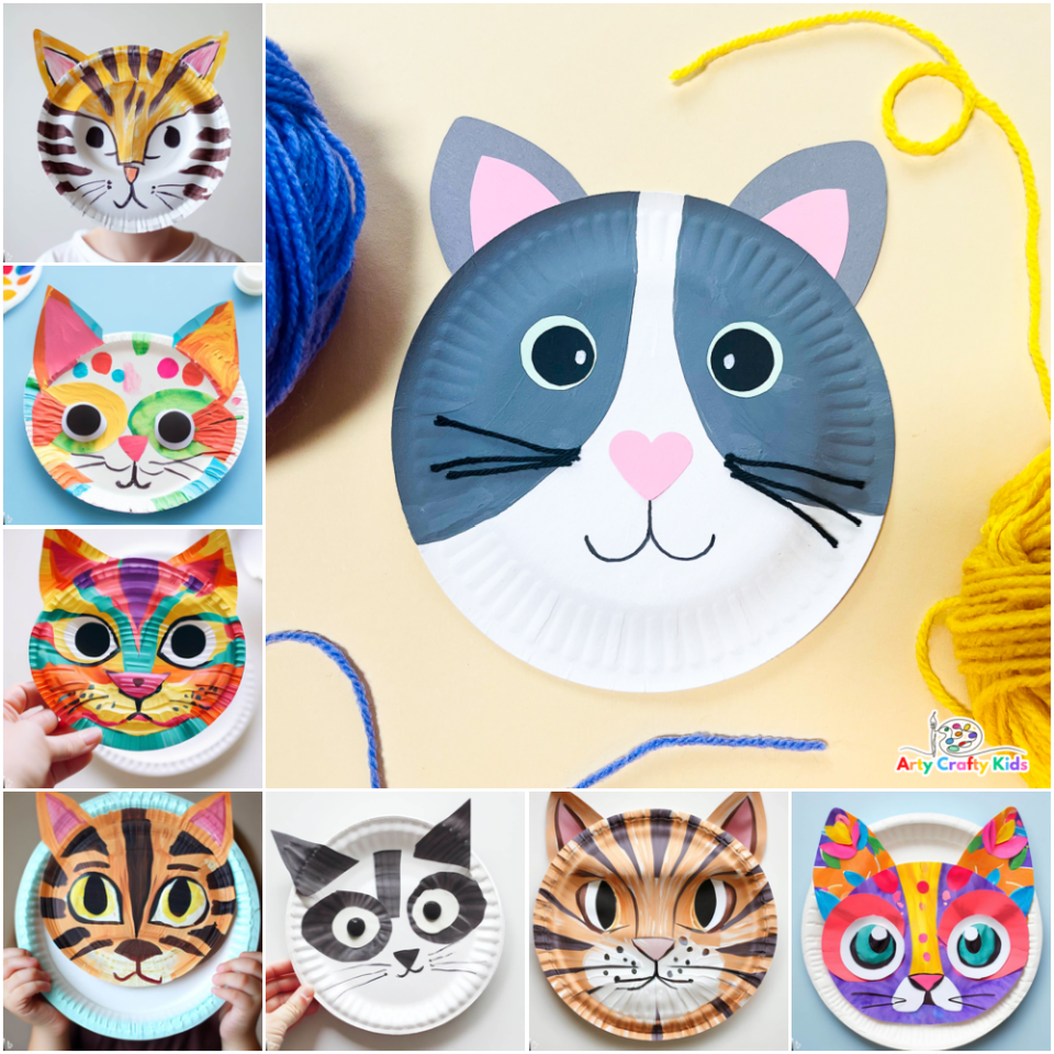 20+ Cute Cat Crafts for Kids - The Art Kit
