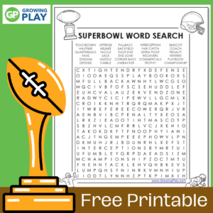 Football Activities and Free Printables for Kids - The Art Kit