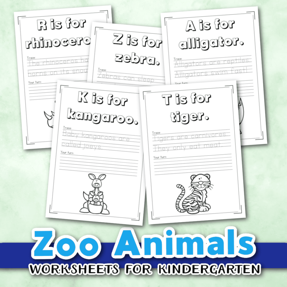 Zoo Crafts, Activities, and FREE Printables for Kids! - The Art Kit