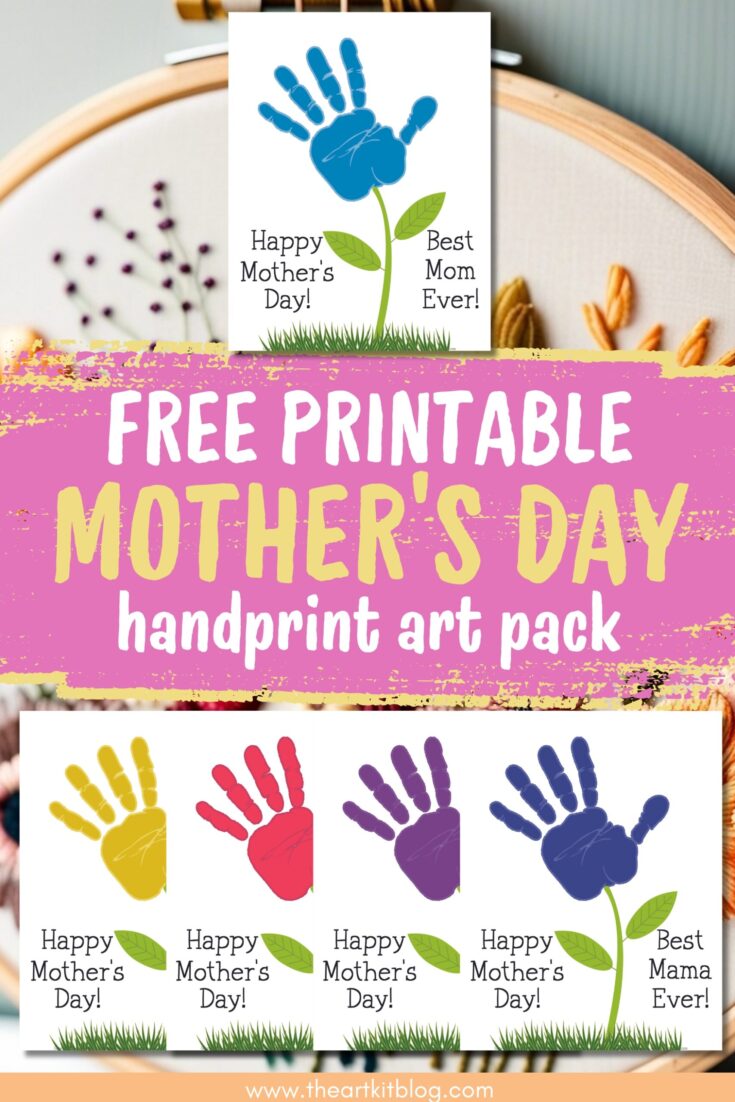 Free-Mothers-Day-Handprint-Printable-1 - The Art Kit