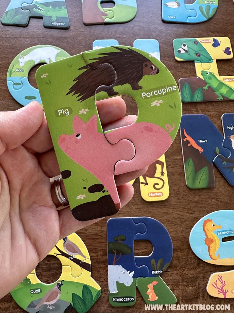 The Animal Alphabet Puzzle by Skillmatics - A Timberdoodle Review ...