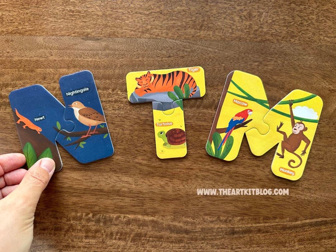 The Animal Alphabet Puzzle by Skillmatics - A Timberdoodle Review ...