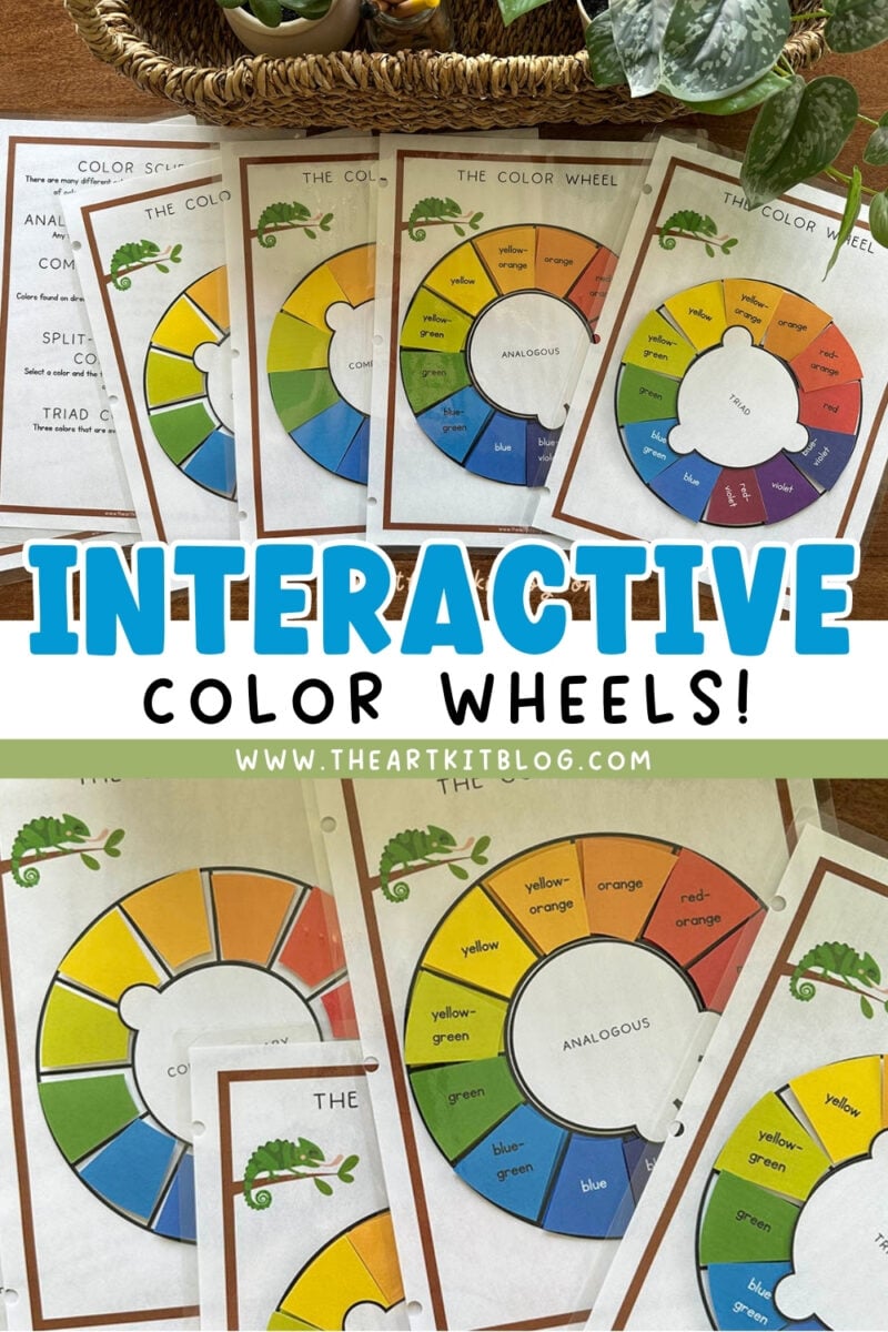 FREE PRINTABLE Interactive Color Wheels! - The Art Kit
