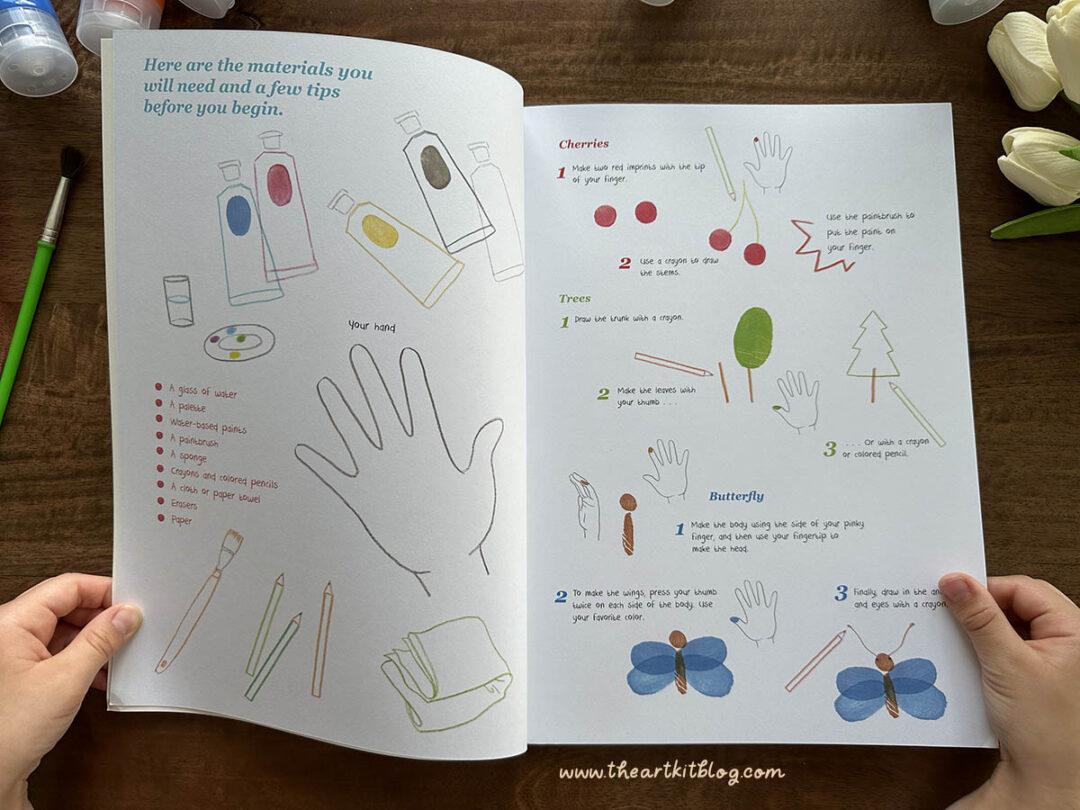 Finger Painting with Lili Activity Book + Finger Paints Review - The ...