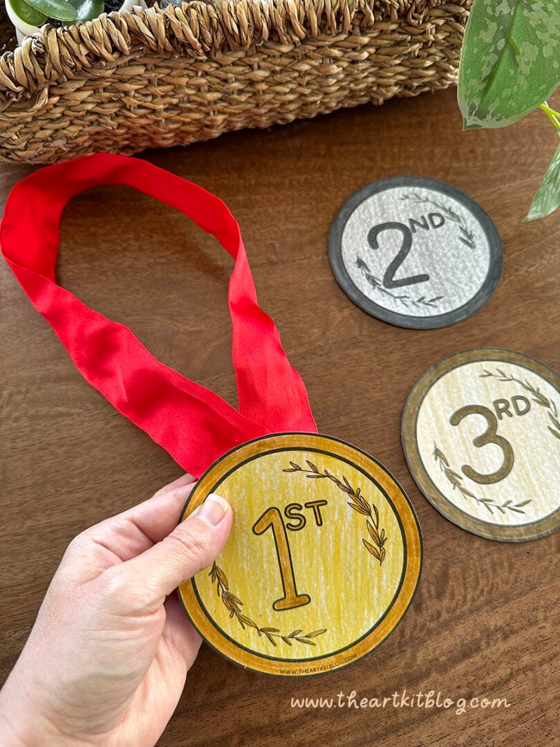 First, Second, and Third Place Medals - Free Printable DIY Craft! - The ...