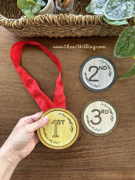 First, Second, and Third Place Medals - Free Printable DIY Craft! - The ...