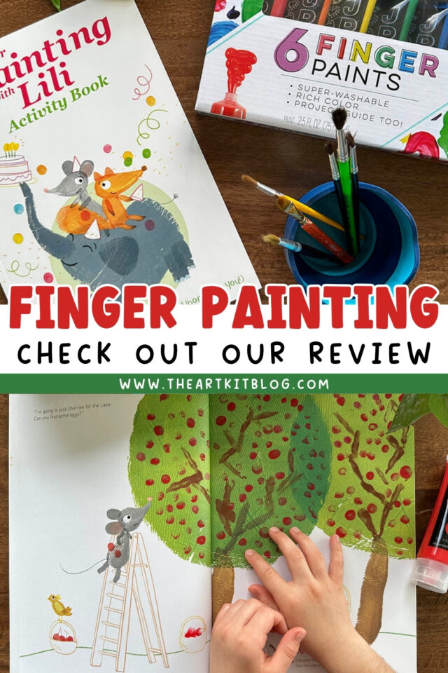 Finger Painting with Lili Activity Book + Finger Paints Review - The ...