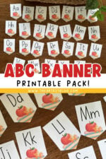 Alphabet Banner! Free Printable School Posters! - The Art Kit