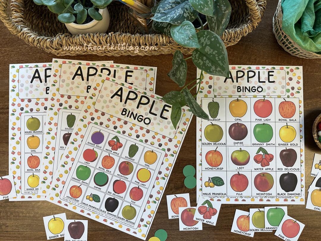 Apple Bingo: Printable Game - The Art Kit