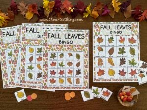 Fall Leaves Bingo: Printable Game - The Art Kit