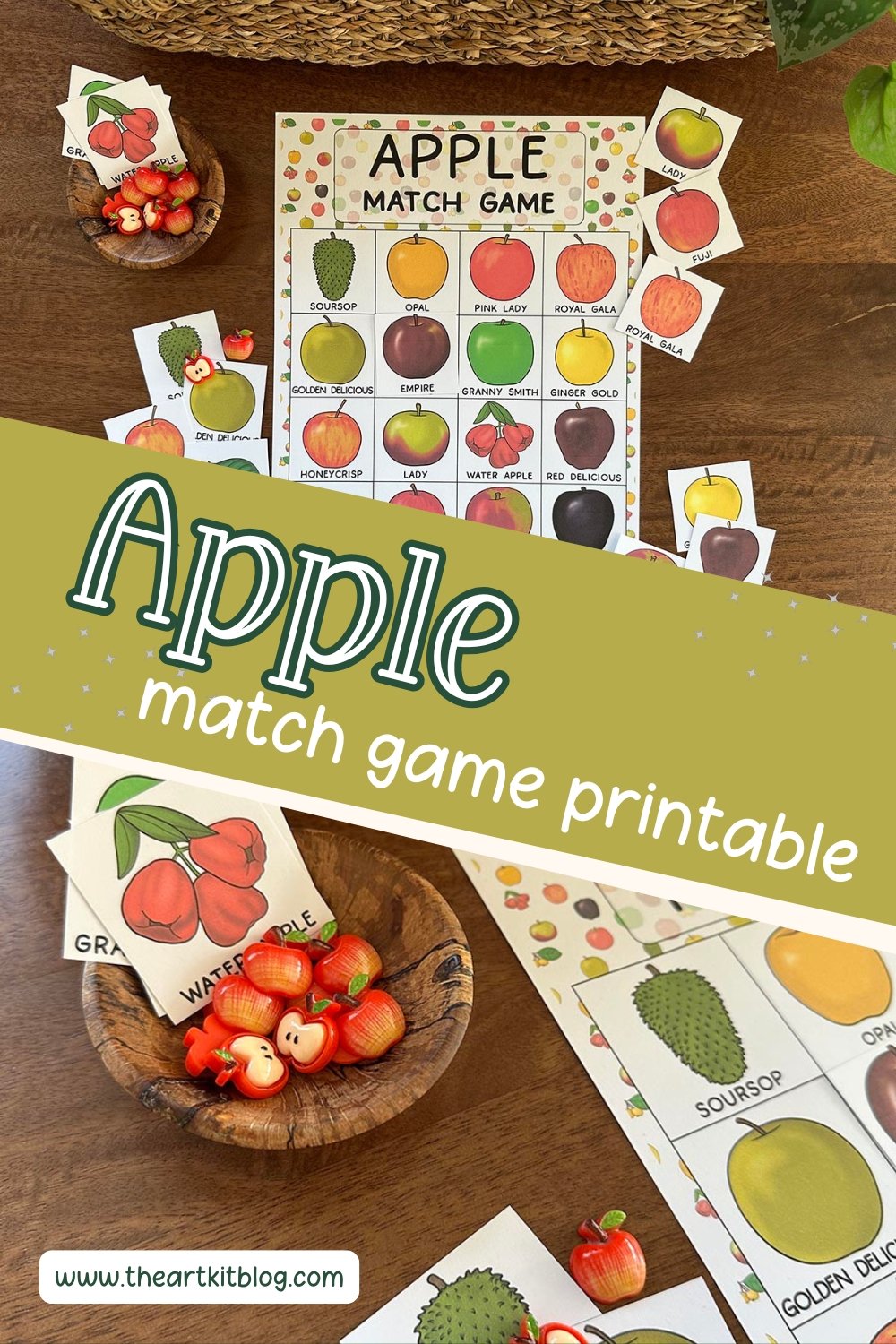 Apple Match Game: FREE PRINTABLE! - The Art Kit