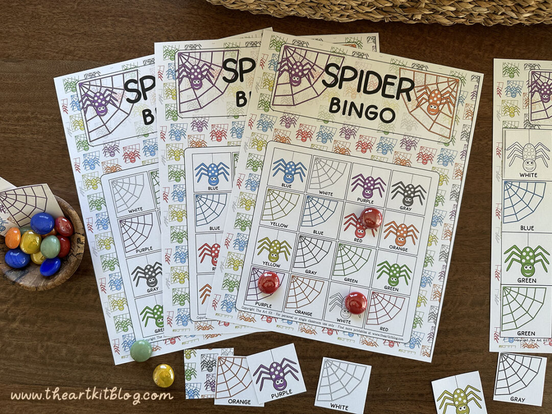insect bingo game printable pdf download - The Art Kit