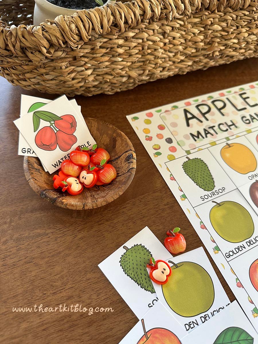 Apple Match Game: FREE PRINTABLE! - The Art Kit