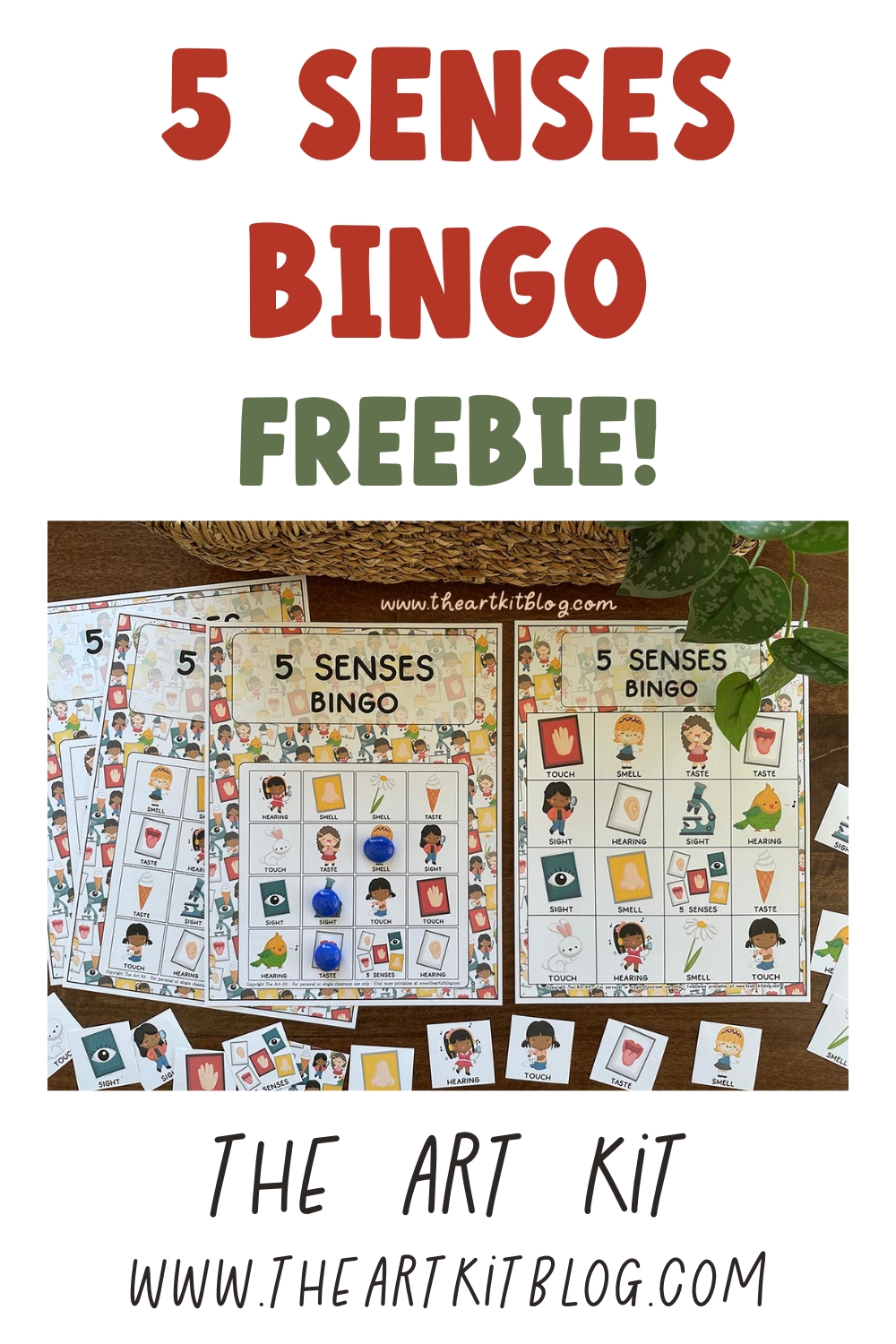 Free 5 Senses Bingo Printable: A Fun & Educational Game for Kids - The ...