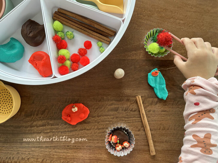 How to Make Cinnamon Apple Playdough – Perfect Fall Activity for Kids ...