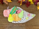Cornucopia - Easy Paper Craft for Kids! - The Art Kit