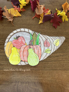 Cornucopia - Easy Paper Craft for Kids! - The Art Kit