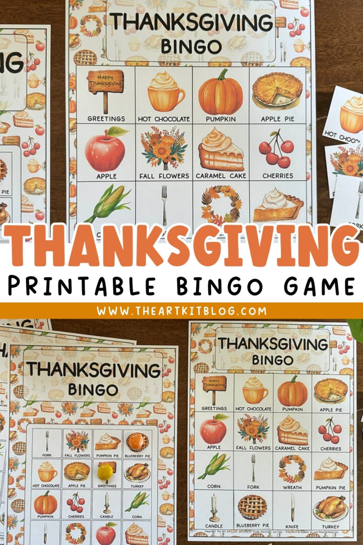 Thanksgiving Bingo Printable - The Art Kit