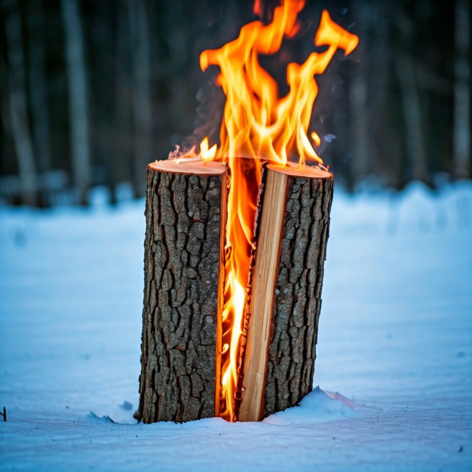 Swedish fire log - The Art Kit