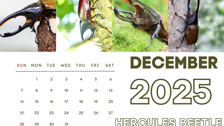 Limited Time FREEBIE: 2025 Insect of the Month Wall Calendars - The Art Kit