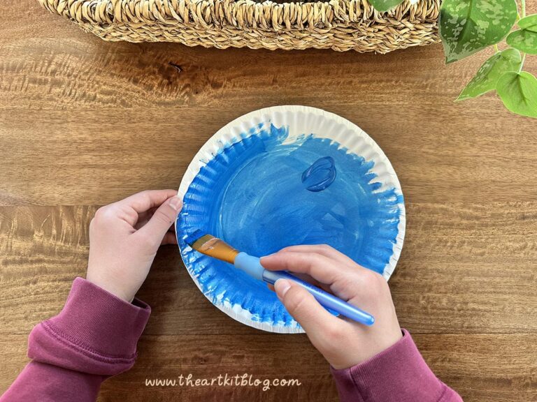 How to Make a Paper Plate Aquarium Craft (Free Printable Template for ...