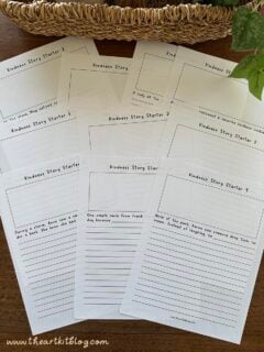Free Printable: 10 Story Starters to Spark Kindness and Imagination in ...