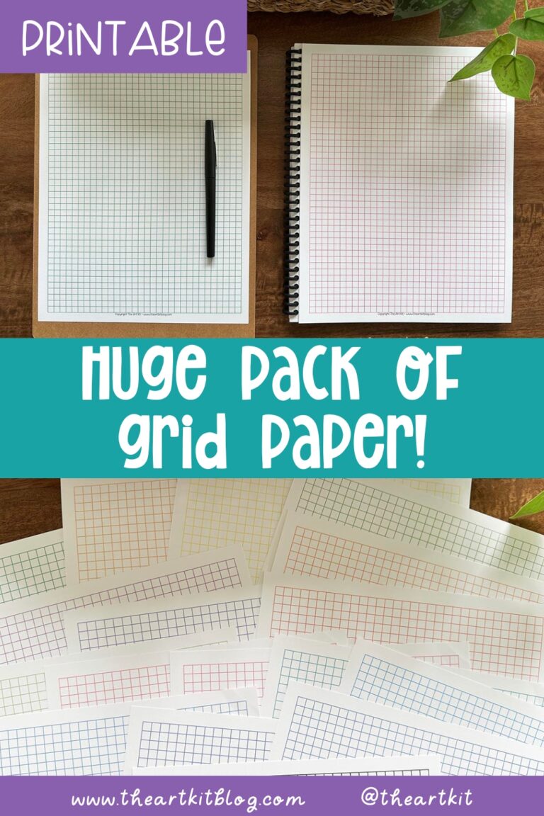 Free Printable Grid Paper: 1/4" - The Art Kit