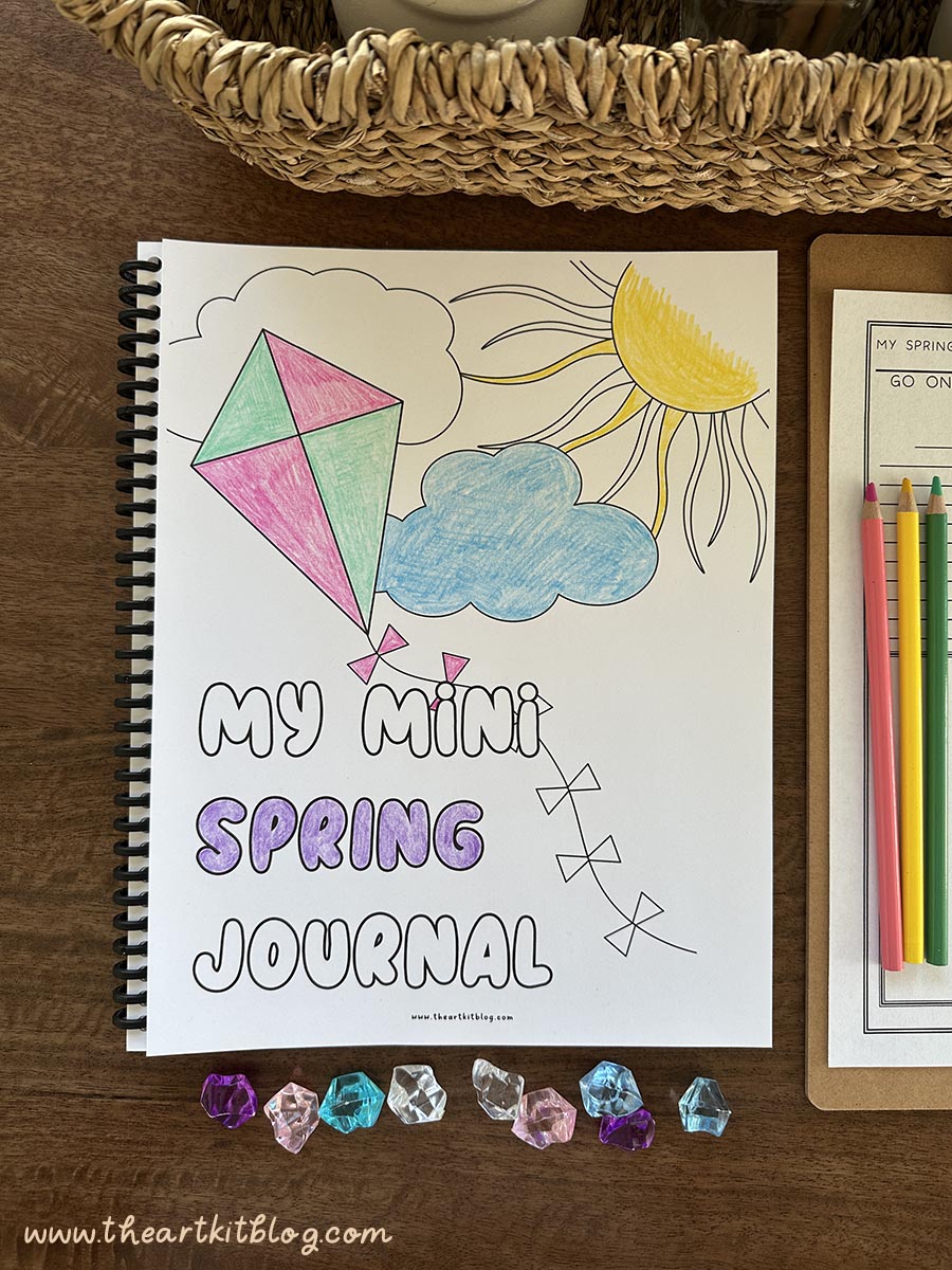 Mini Spring Journal: Free Printable Writing Prompts - The Art Kit