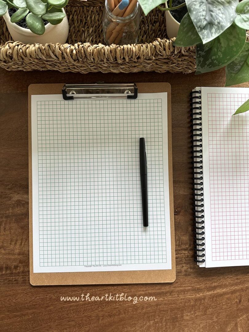 Free Printable Grid Paper: 1/4" - The Art Kit