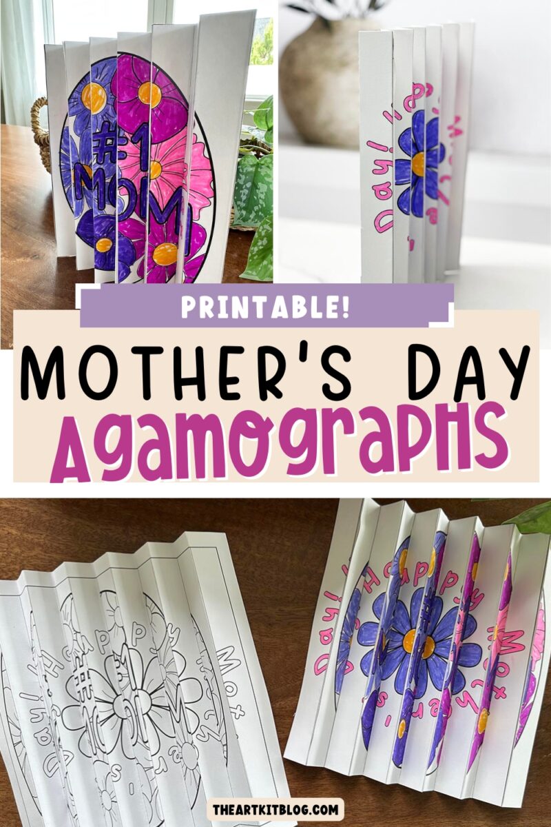 Happy Mother's Day Agamograph Card: Free Printable! - The Art Kit