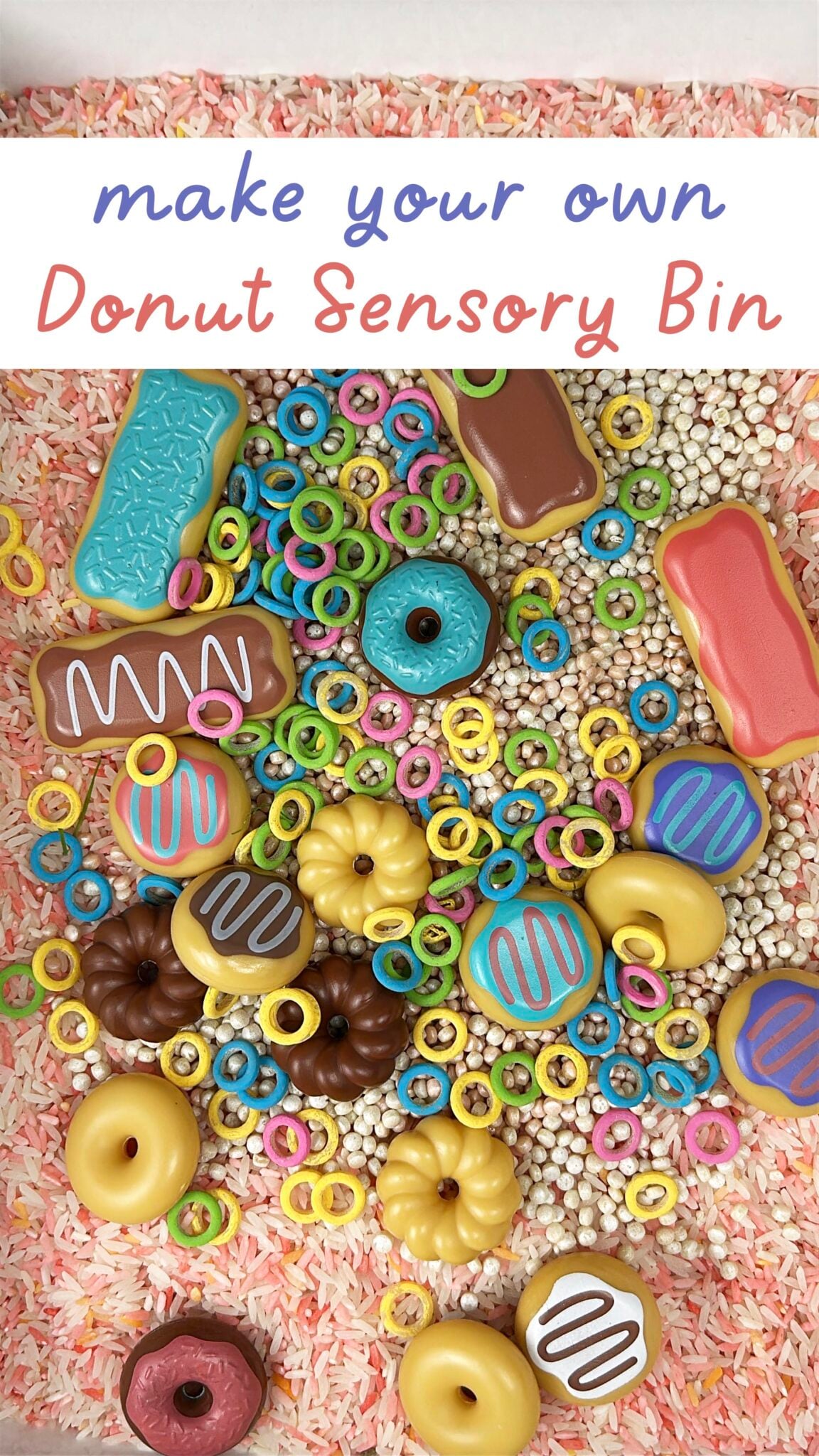 Donut Sensory Bin - The Art Kit