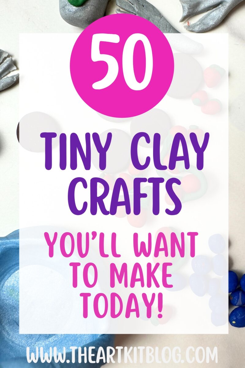 50 Adorable Tiny Clay Crafts You Can Make Today (Kids + Adults Love ...