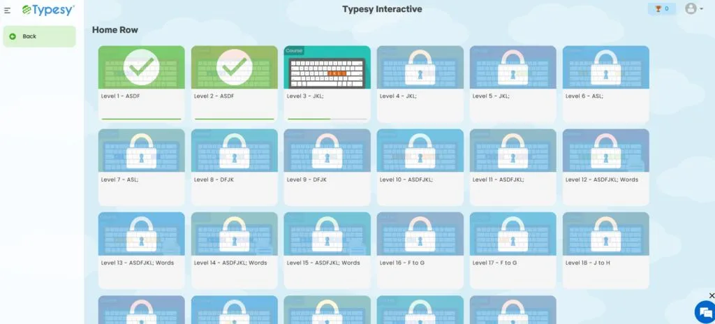 Typesy Homeschool: Online Typing Program Review - The Art Kit