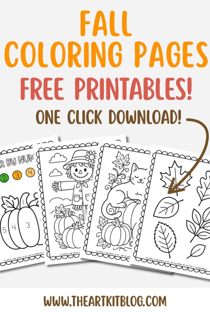 Free Printable Fall Coloring Pages for Kids (Easy Autumn Fun!) - The ...