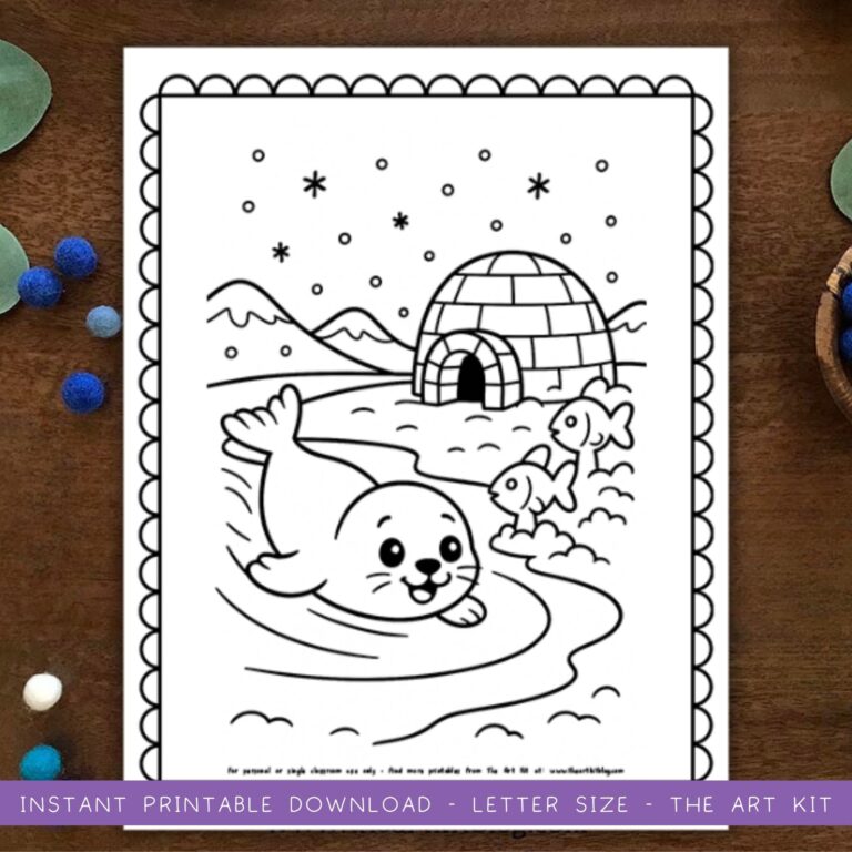 Igloo Facts for Kids + Free Igloo Coloring Pages (Fun Winter Learning ...