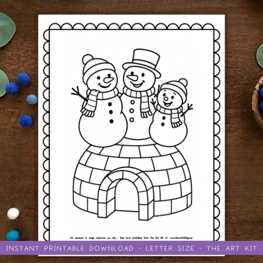 Igloo Facts for Kids + Free Igloo Coloring Pages (Fun Winter Learning ...