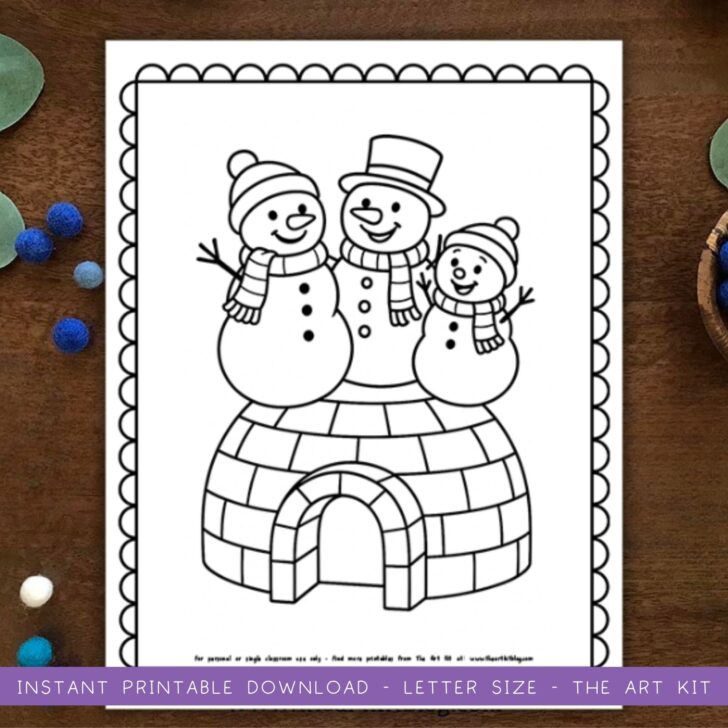 Igloo Facts for Kids + Free Igloo Coloring Pages (Fun Winter Learning ...